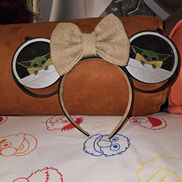 Disney | Accessories | Disney Handcrafted 3d The Child Grogu Minnie ...